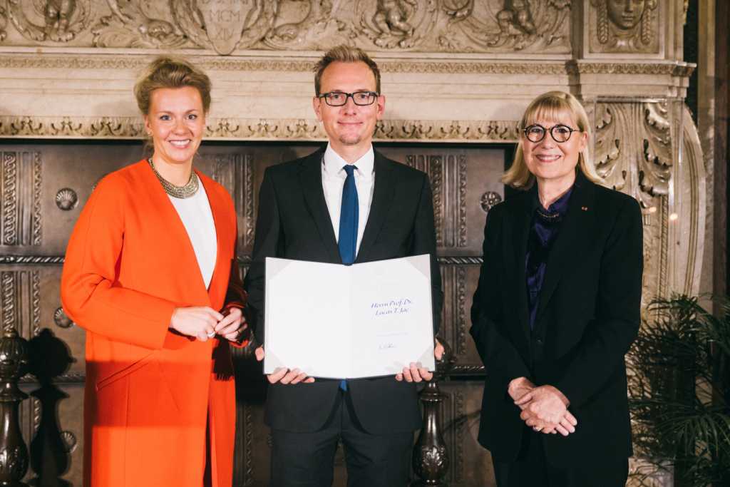 Biochemiker Lucas T. Jae mit dem mit 1 Mio. € dotierten Alfried Krupp ...