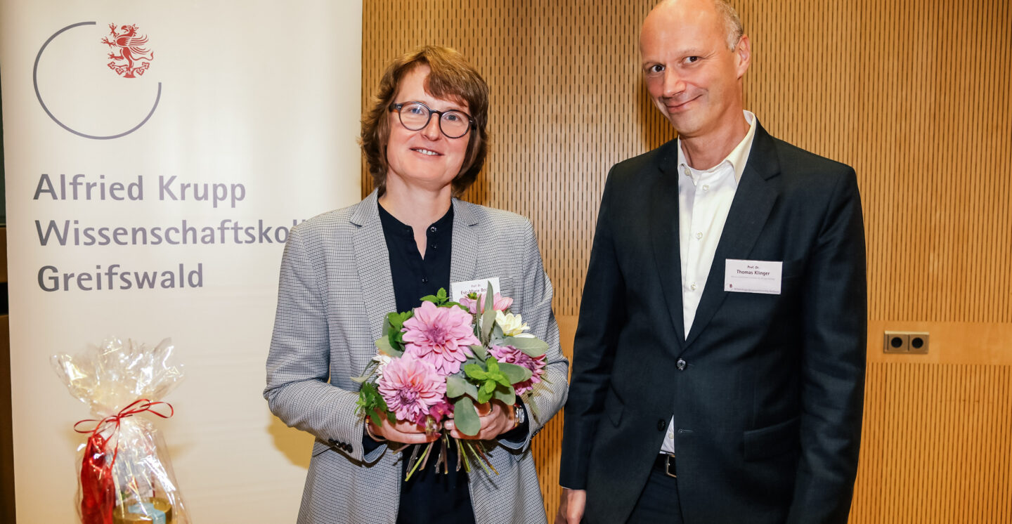 Alfried Krupp Institute for Advanced Study awards the 200th Fellowship to Professor Dr. Eve ...